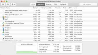 Tech Tip: How to Monitor Your Mac's Memory Usage