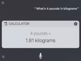 Siri on macOS Sierra: Performing Calculations and Making Conversions
