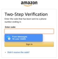 Using Security Code Autofill in iOS 12 and macOS Mojave