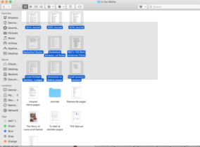 How to select multiple files in the macOS Finder