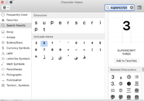 Mac Typing Tip: Subscripts, Superscripts, and Equations