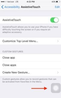 Quick Tip: Benefits of ‘AssistiveTouch’ – The Other iOS Home Button