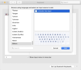 Unicode: Adding Thousands of Characters to Your Mac