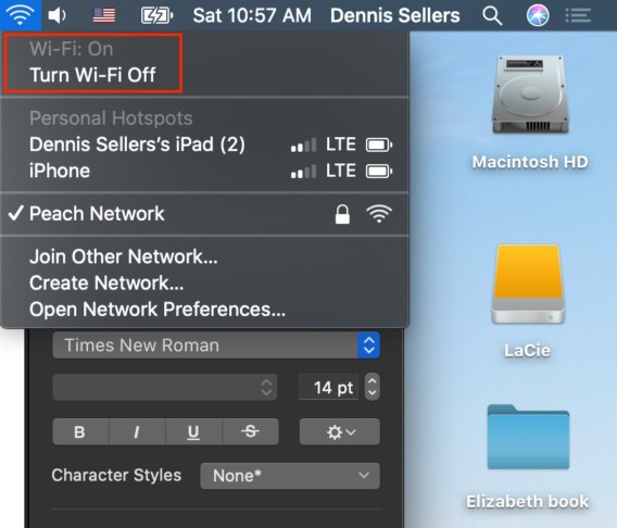 How to Set the Default Wireless (Wi-Fi) Network in macOS