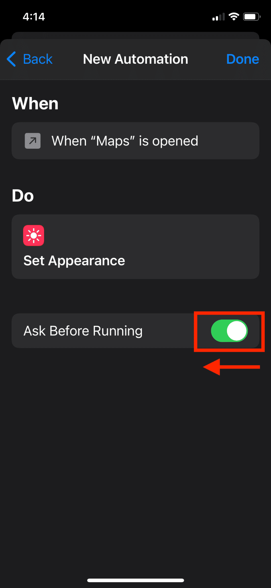 Automatically Switch to Light Mode in Maps With an iOS 14 Automation