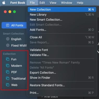 How to Install, Remove, Edit, and Manage Fonts in macOS