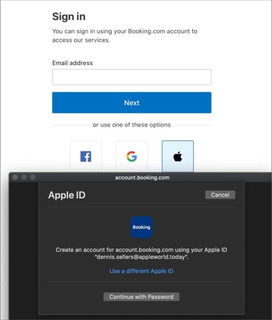 How to Use "Sign in with Apple" on macOS, iOS, and iPadOS