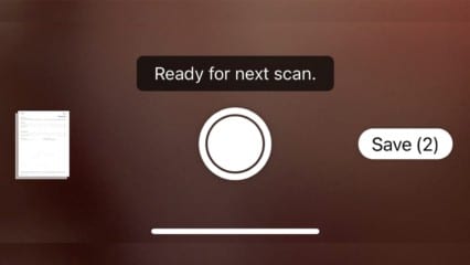 Scanning Photos on the iPhone and iPad