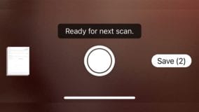 Scanning Photos on the iPhone and iPad