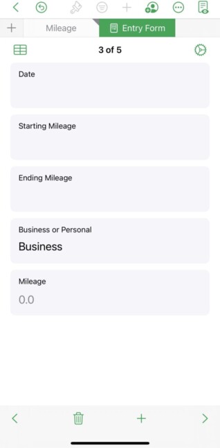 Easy Data Entry with Numbers Forms