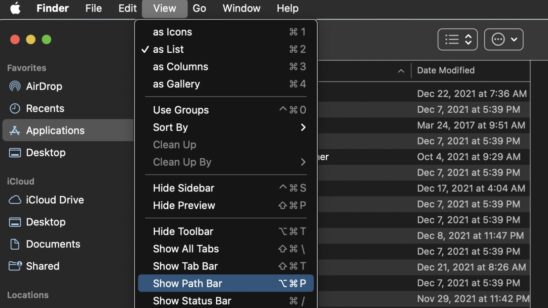 How to Use the macOS Finder Path Bar (and its New Monterey Time Saver)
