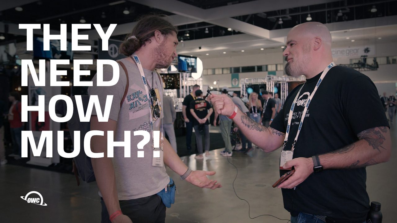 Asking Strangers Hard Questions about Hard Drives at Cine Gear Expo 2022