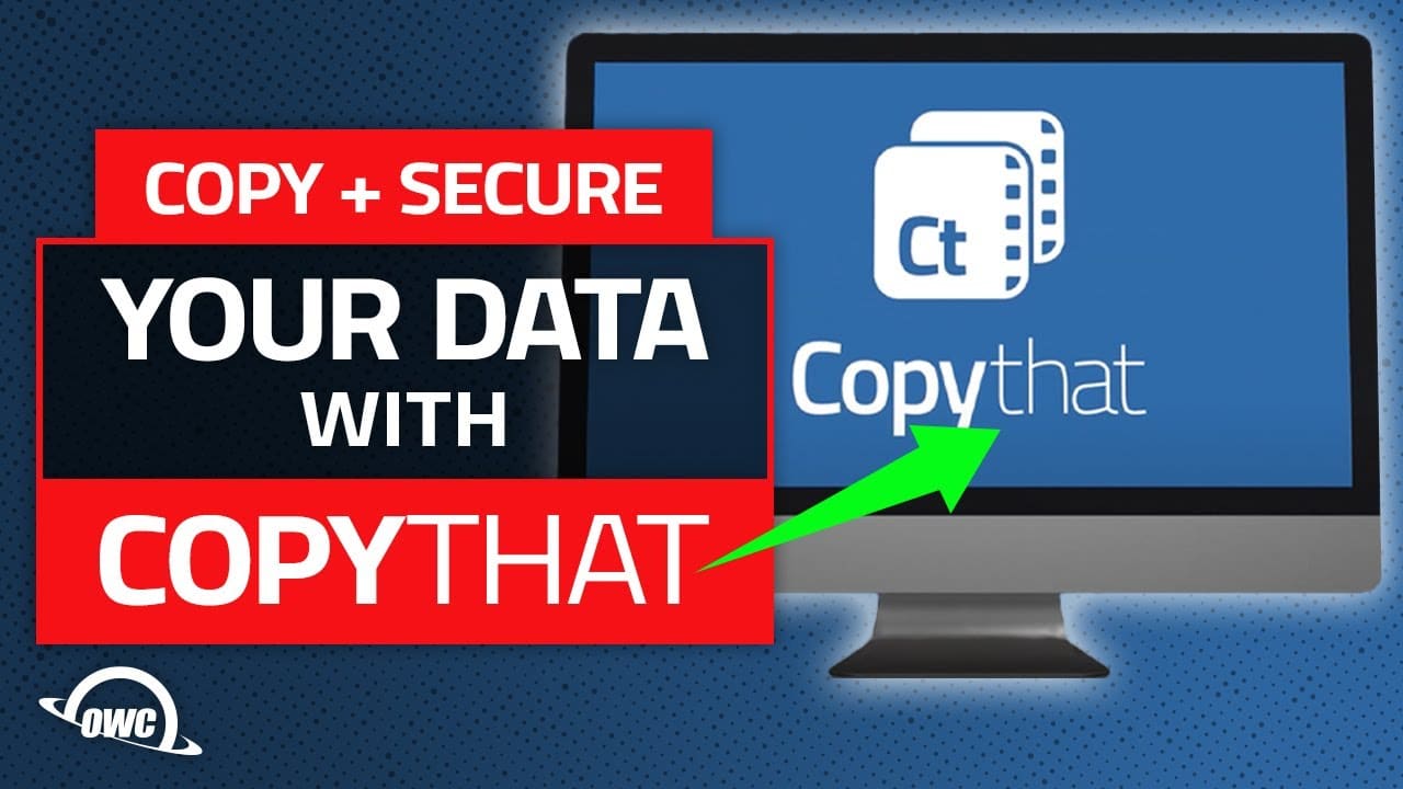 Introducing OWC Copy That - Data Management Software