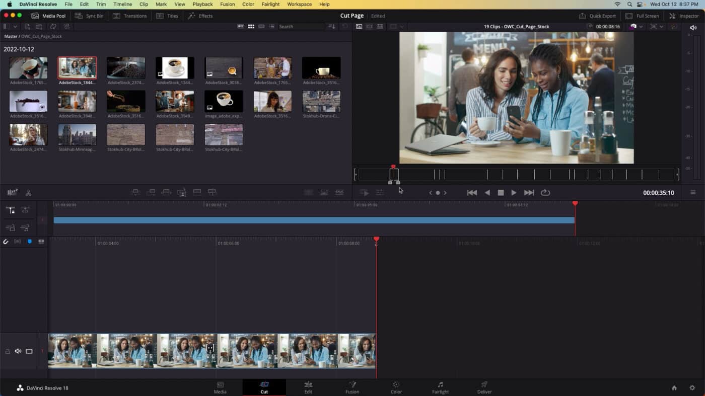 How to Edit B-Roll and Stock Faster with DaVinci Resolve's Cut Page