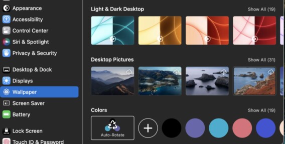 How to Setup Automatically Rotating Wallpapers in macOS Ventura