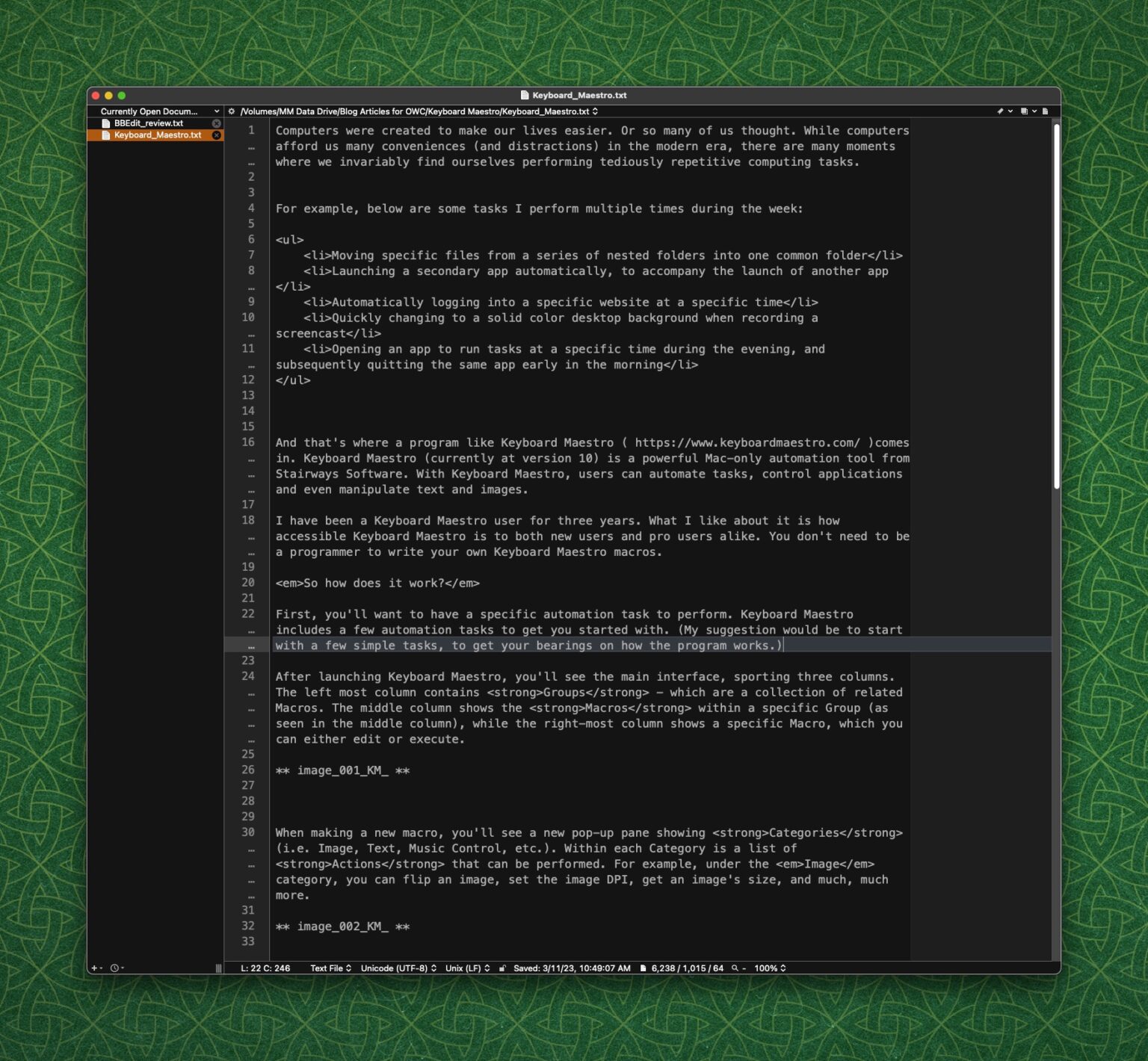 App Star of the Week: BBEdit for Mac—Text Editing Super Hero