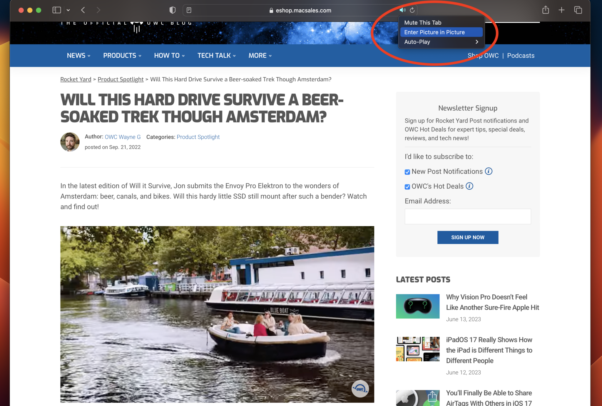 How to Use the Picture-in-Picture (PiP) Features of macOS Ventura