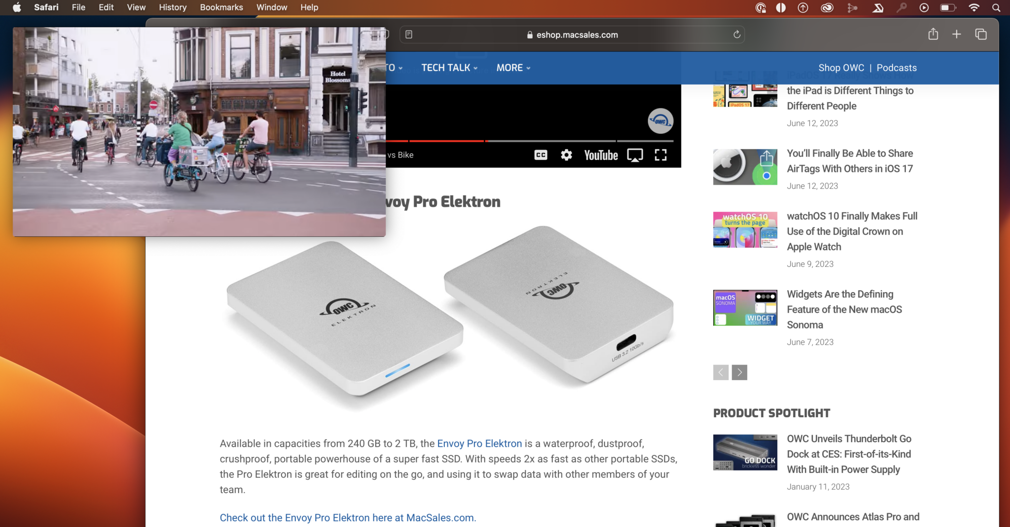 How to Use the Picture-in-Picture (PiP) Features of macOS Ventura