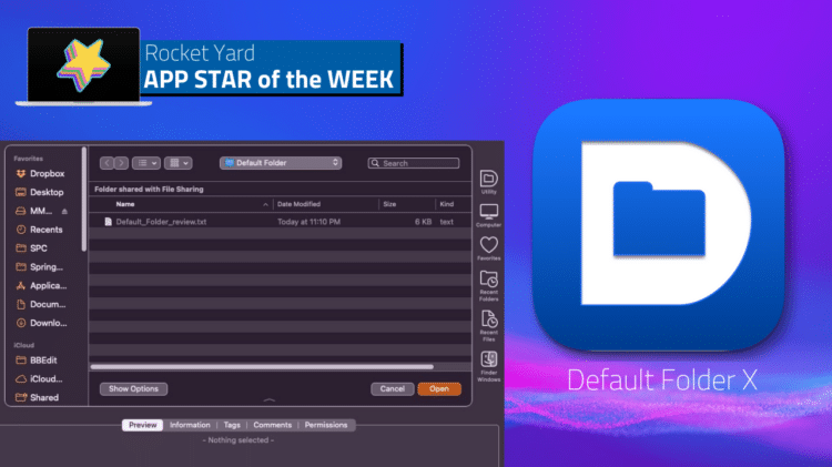 App Star of the Week: Get to Your Favorite Folders Faster With Default Folder X for Mac
