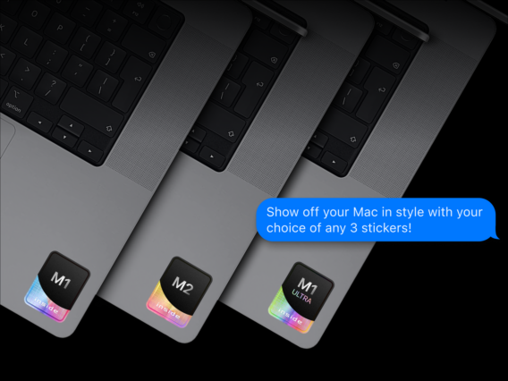 Show off Your Mac's M-Series Power With Intel-inspired 'Inside' Stickers