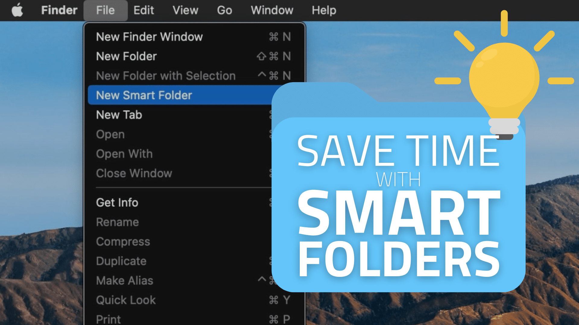 How to Create And Modify a Smart Folder for Auto Organization in macOS ...