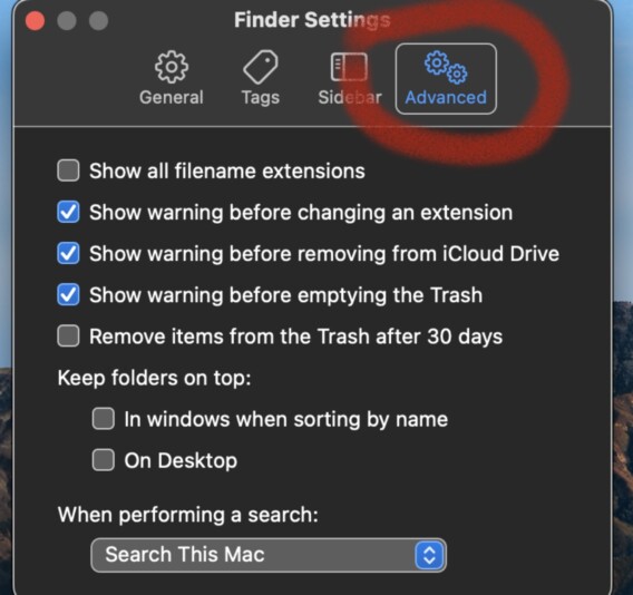 How to Make Finder Search Only the Current Folder by Default in macOS Sonoma and Ventura