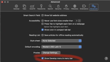 How to Find and Use The Hidden Develop Menu in Safari for Mac