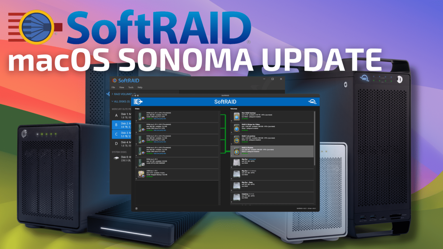 Latest Version of SoftRAID for Mac Adds Support for macOS Sonoma