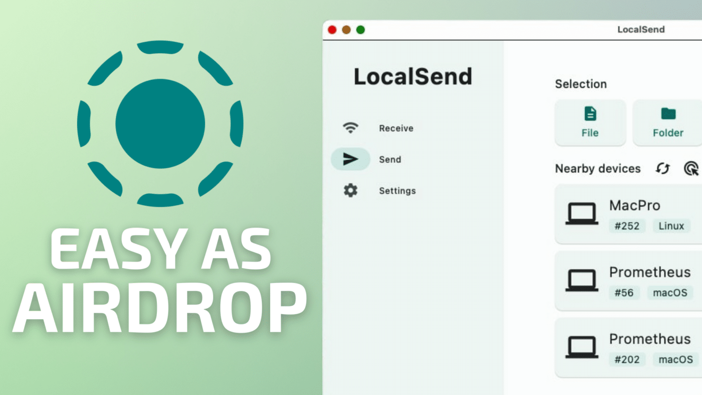 LocalSend: How to "AirDrop" Between Mac, iPhone, and iPad to Windows ...
