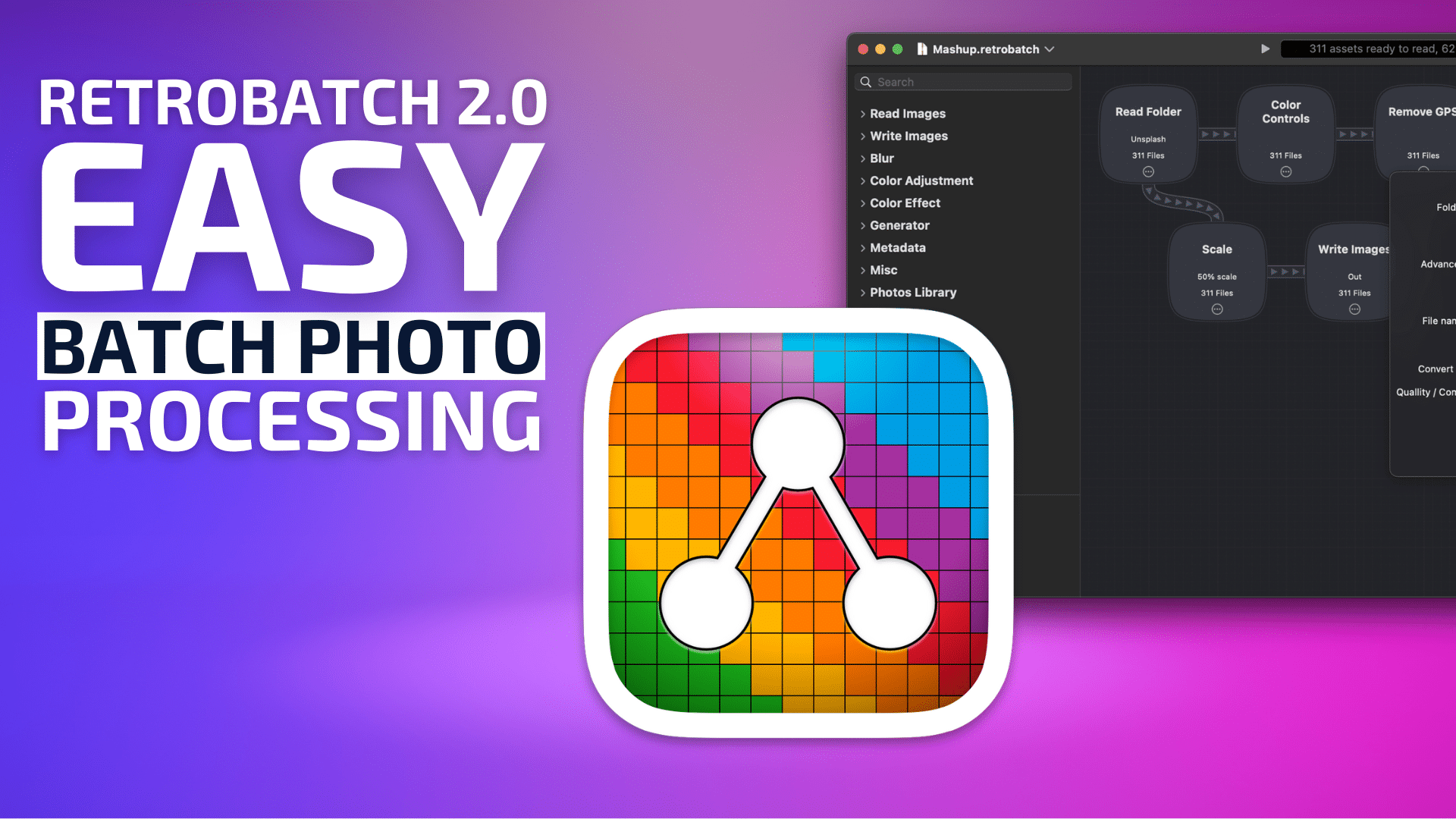 Retrobatch 2.0: Powerful Mac App Makes Batch Image Processing Easy