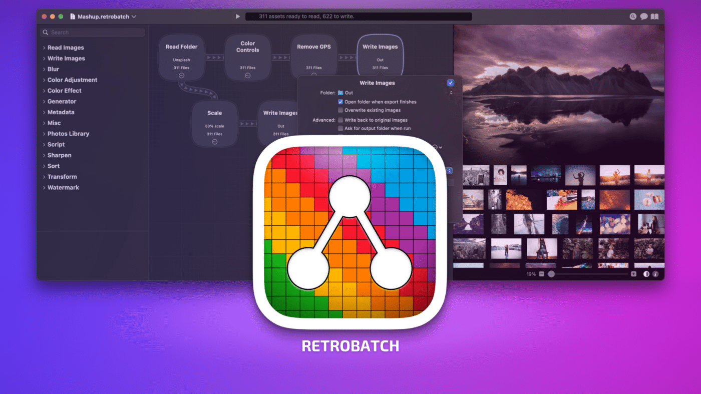 Retrobatch 2.0: Powerful Mac App Makes Batch Image Processing Easy