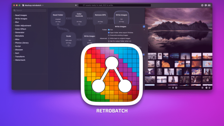 Retrobatch 2.0: Powerful Mac App Makes Batch Image Processing Easy