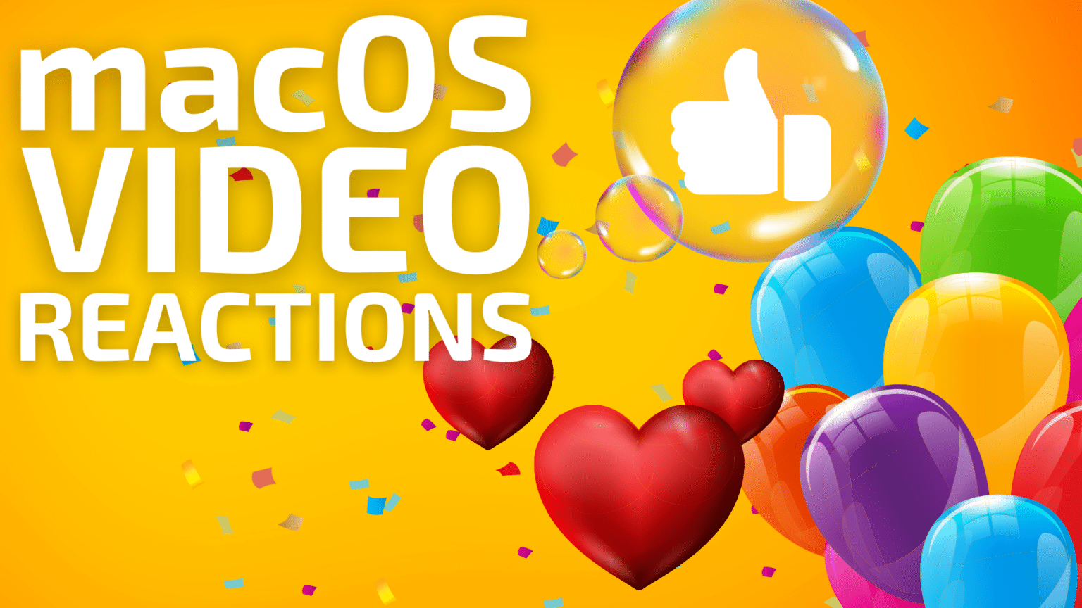 How to Use Gesture Reactions in Video Calls in macOS Sonoma