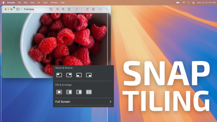 How to Use macOS Sequoia's New Tiled Window Management Feature