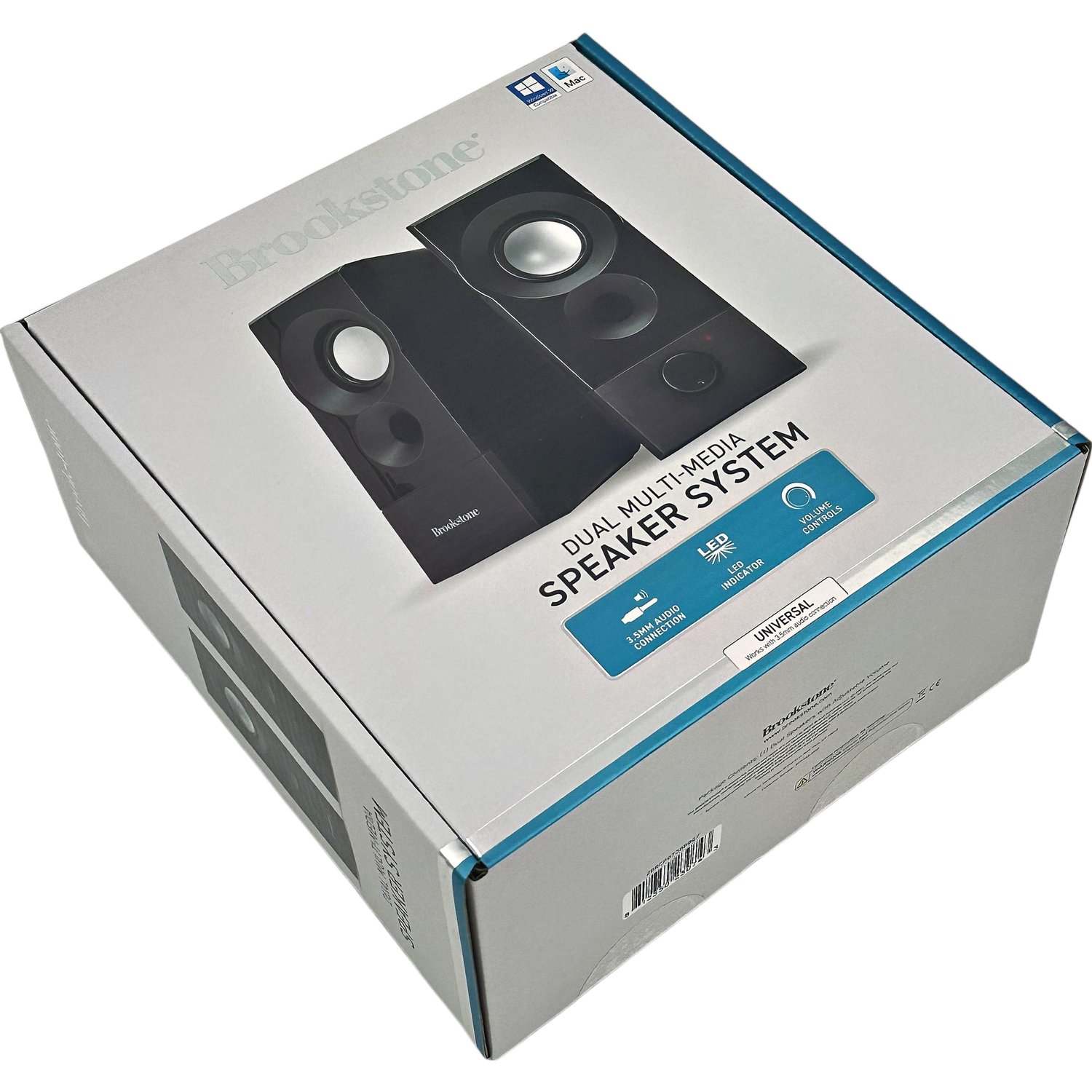 Brookstone 2BRCP0738B0G7 Dual Multi Media Speaker... at MacSales.com