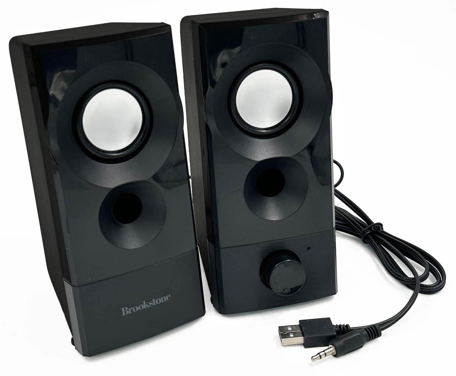 Brookstone 2BRCP0738B0G7 Dual Multi Media Speaker... at MacSales.com