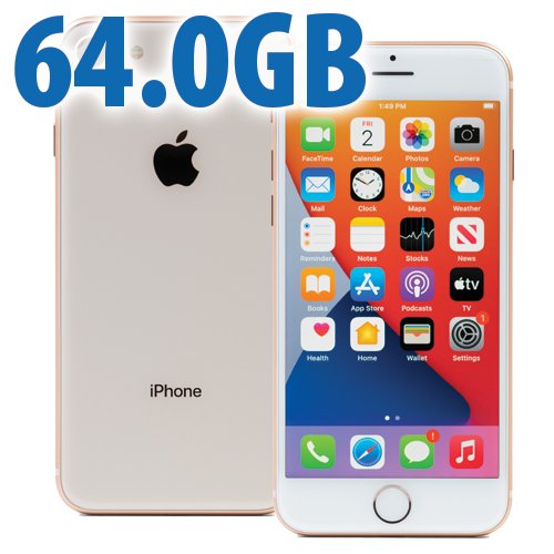 Apple MQ742LL/A (A1863) iPhone 8 64GB USA/Global... at MacSales.com